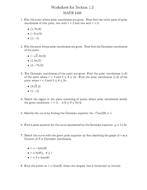 Hwork 1 - WORKSHEET - CPSC 2500 Computer Organization Winter 2024 ...