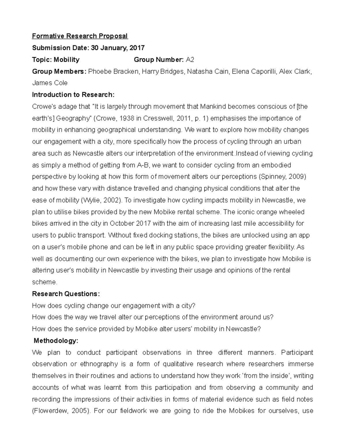 A2 Formative Research Proposal Edit 1 - Formative Research Proposal ...