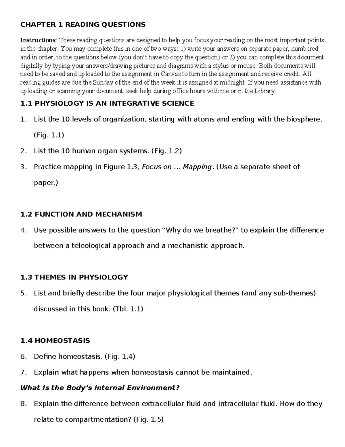 Ch. 1 Reading Questions - CHAPTER 1 READING QUESTIONS Instructions: These reading questions are ...