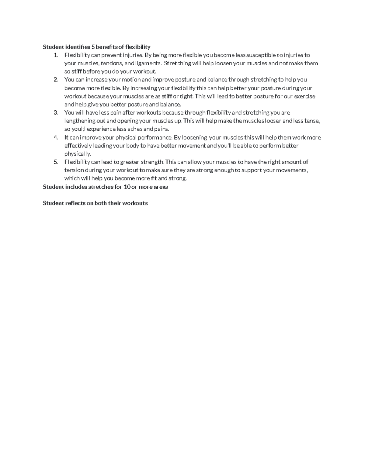 Flexability Lab - Flexibility lab- goes with flexibility notes ...