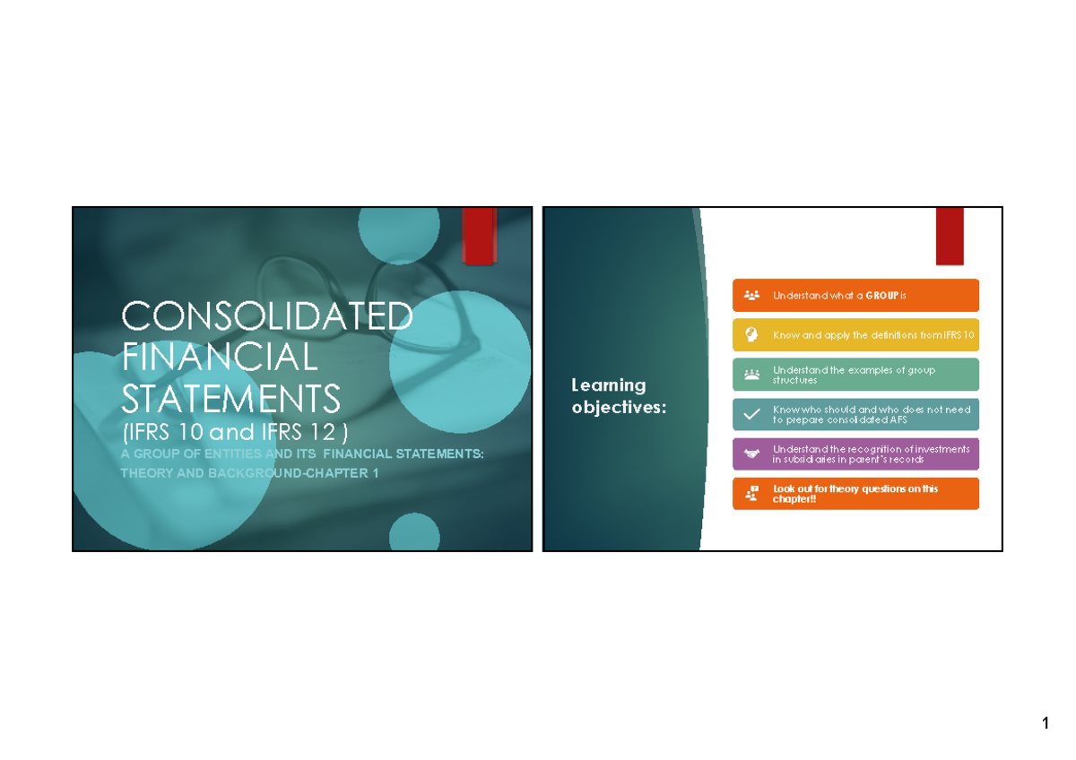 IFRS 10 011640 - notes - CONSOLIDATED FINANCIAL STATEMENTS (IFRS 10 and ...