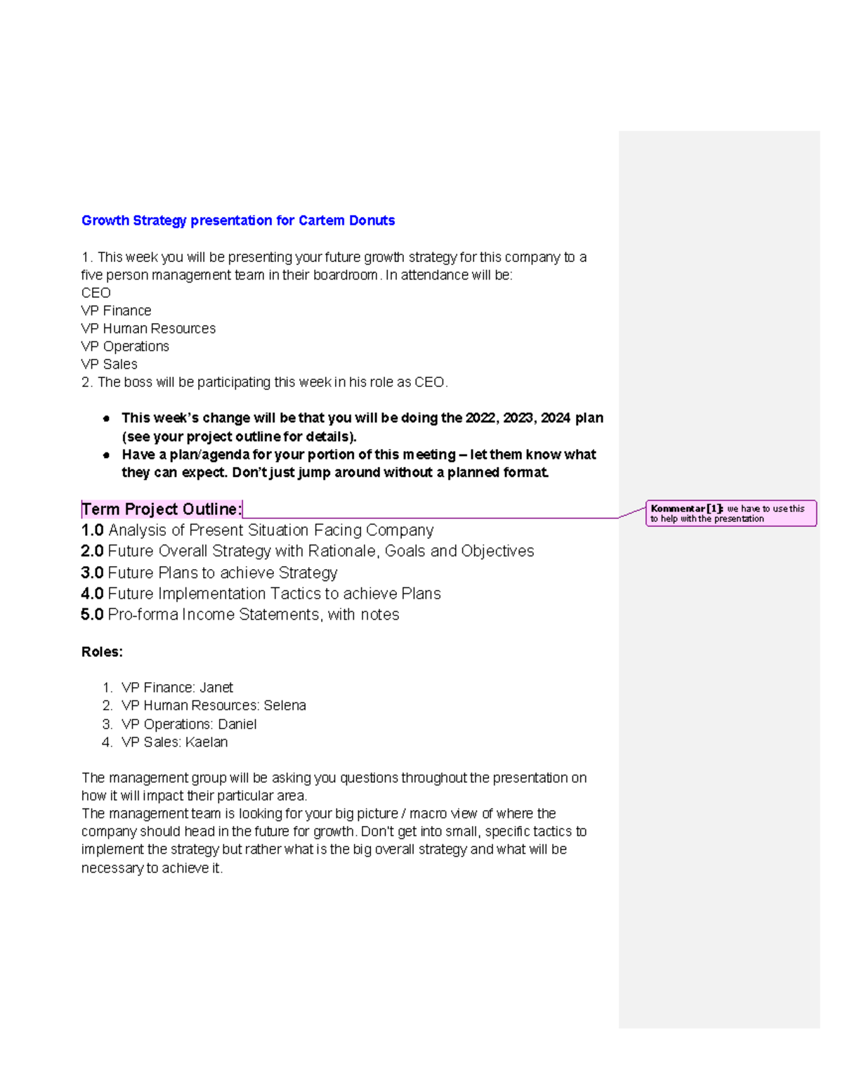 LAB WEEK 4 - Weekly lab - Growth Strategy presentation for Cartem ...
