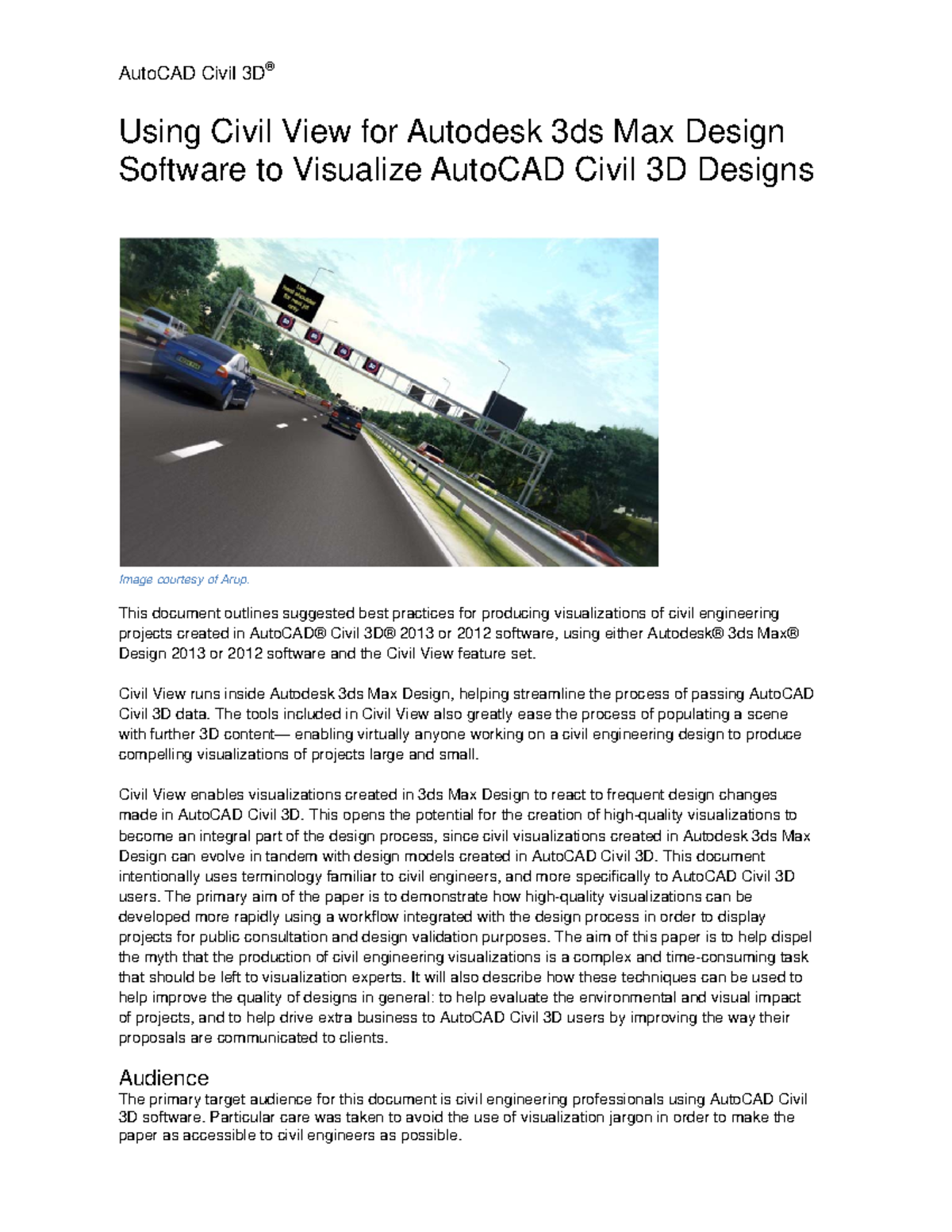 Using autodesk civil view whitepaper 0512 en - AutoCAD Civil 3D ® Using ...