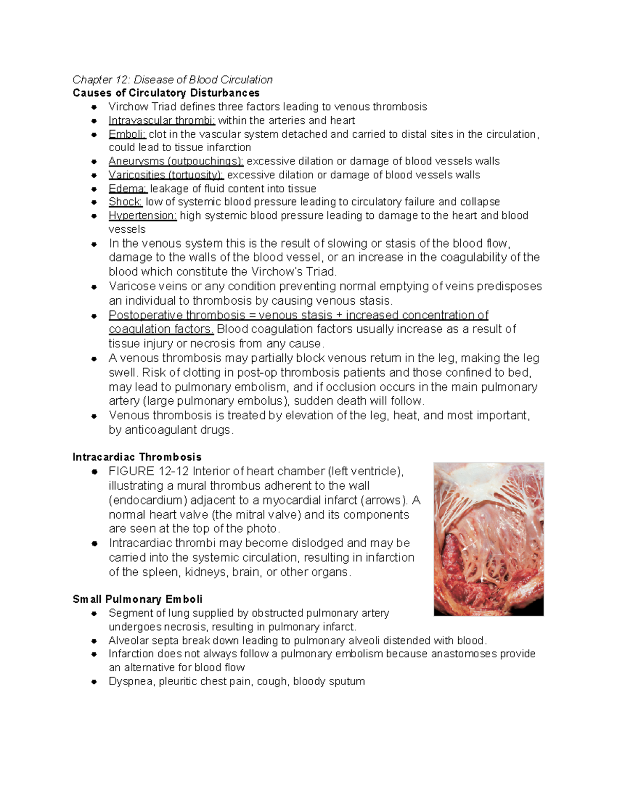 Blood Disease Circulation and Abnormalities of Blood Coagulation ...