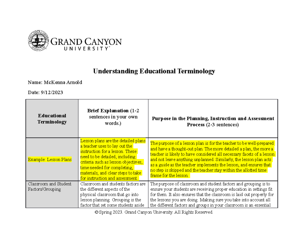 ELM-210-D-T1-Understanding Educational Vocabulary Template ...