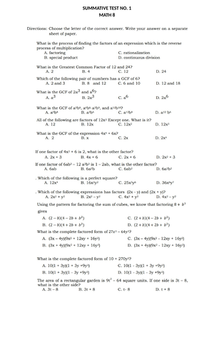 Summative TEST 3 - Practice Material for my Grade 8 Students ...