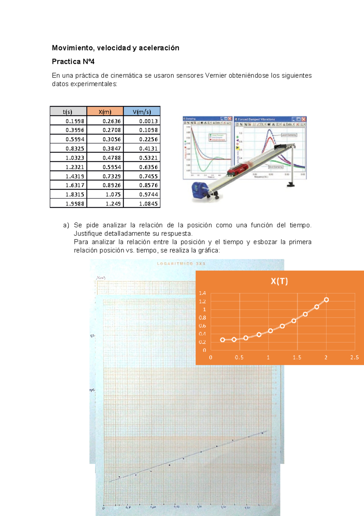 Practica 4 - adadadad - Movimiento, velocidad y aceleración Practica Nº ...
