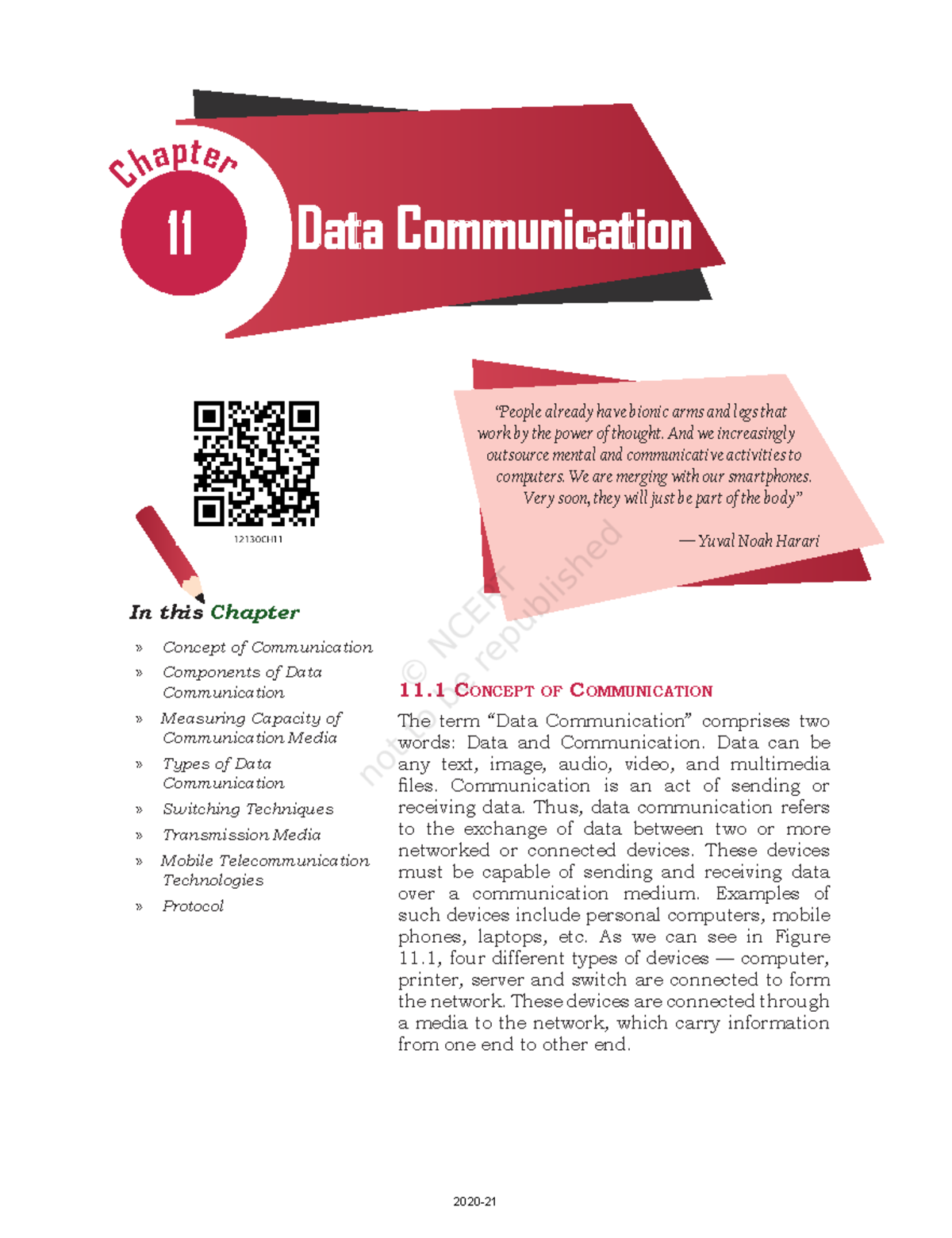 11.Data Communication - In this Chapter » Concept of Communication ...