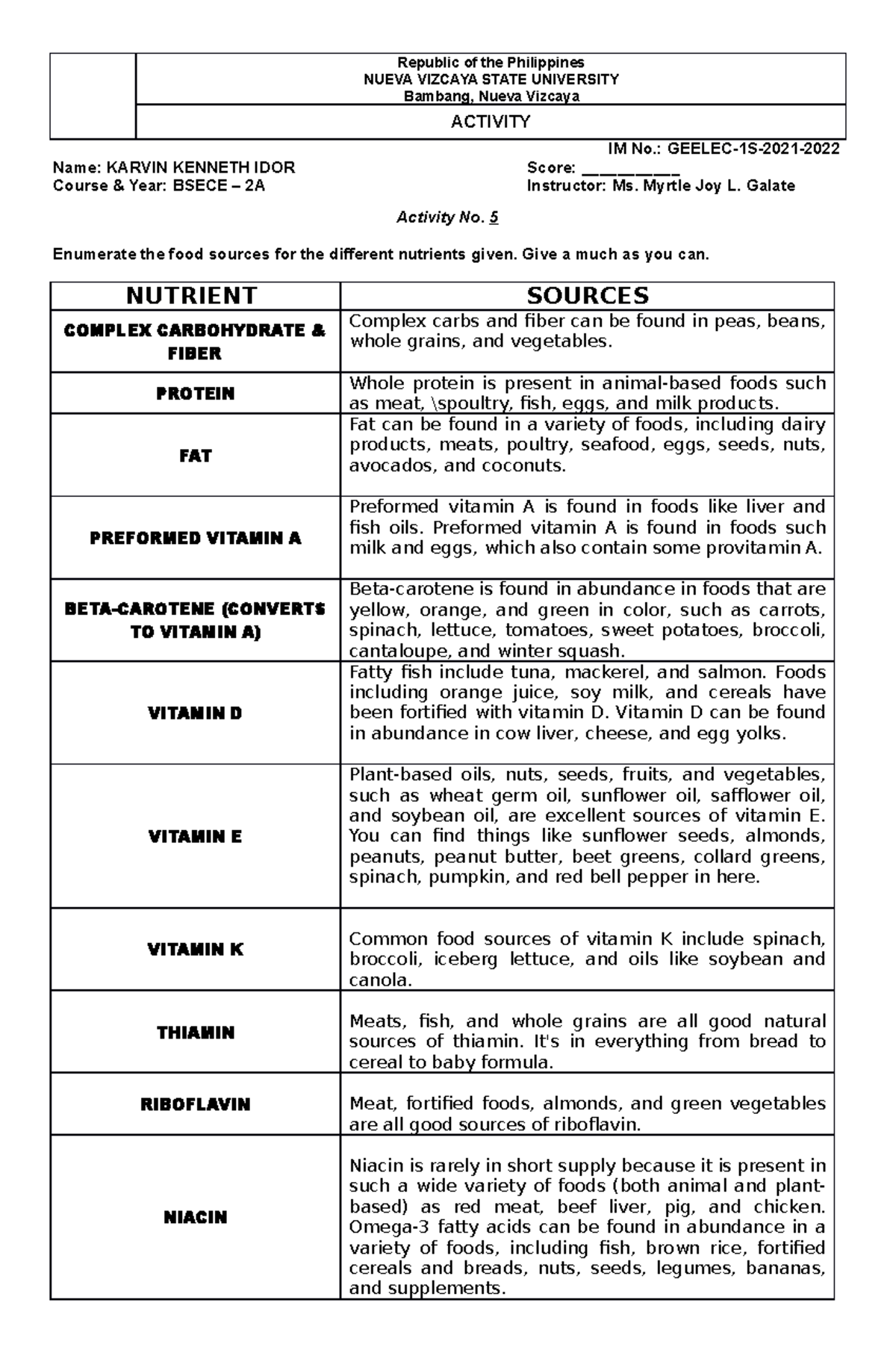 Activity No. 5 IDOR Karvin Kenneth - Republic of the Philippines NUEVA ...