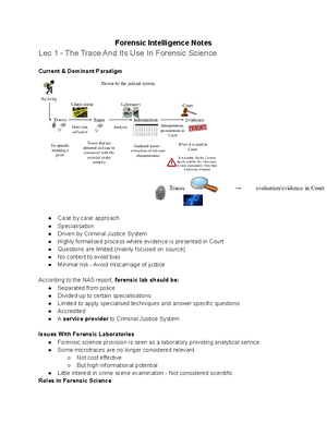 Course Unit Outline - SUBJECT OUTLINE 35255 Forensic Statistics Course ...