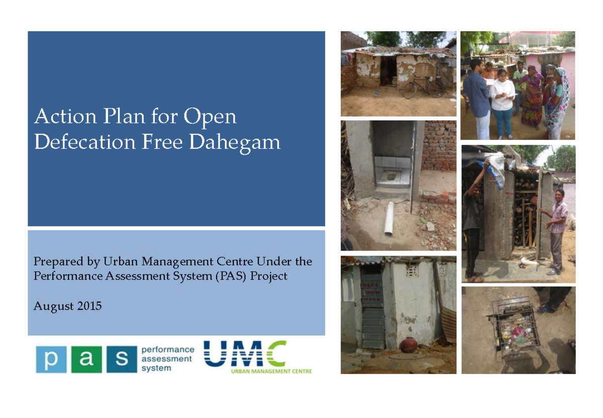 Action plan for open defecation free dehgam - Action Plan for Open ...