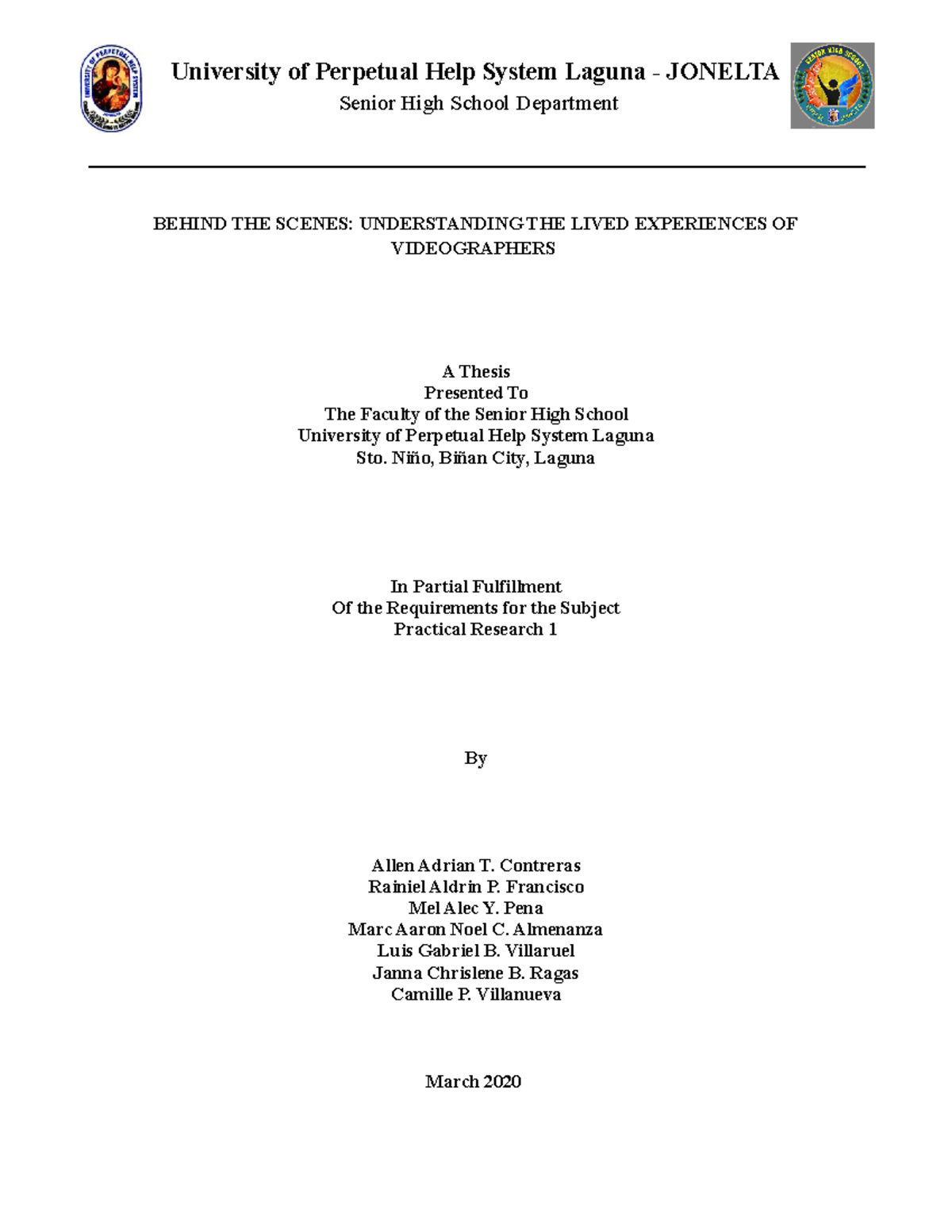 Group-1- Manuscript - This is guide to make a thesis - Senior High ...