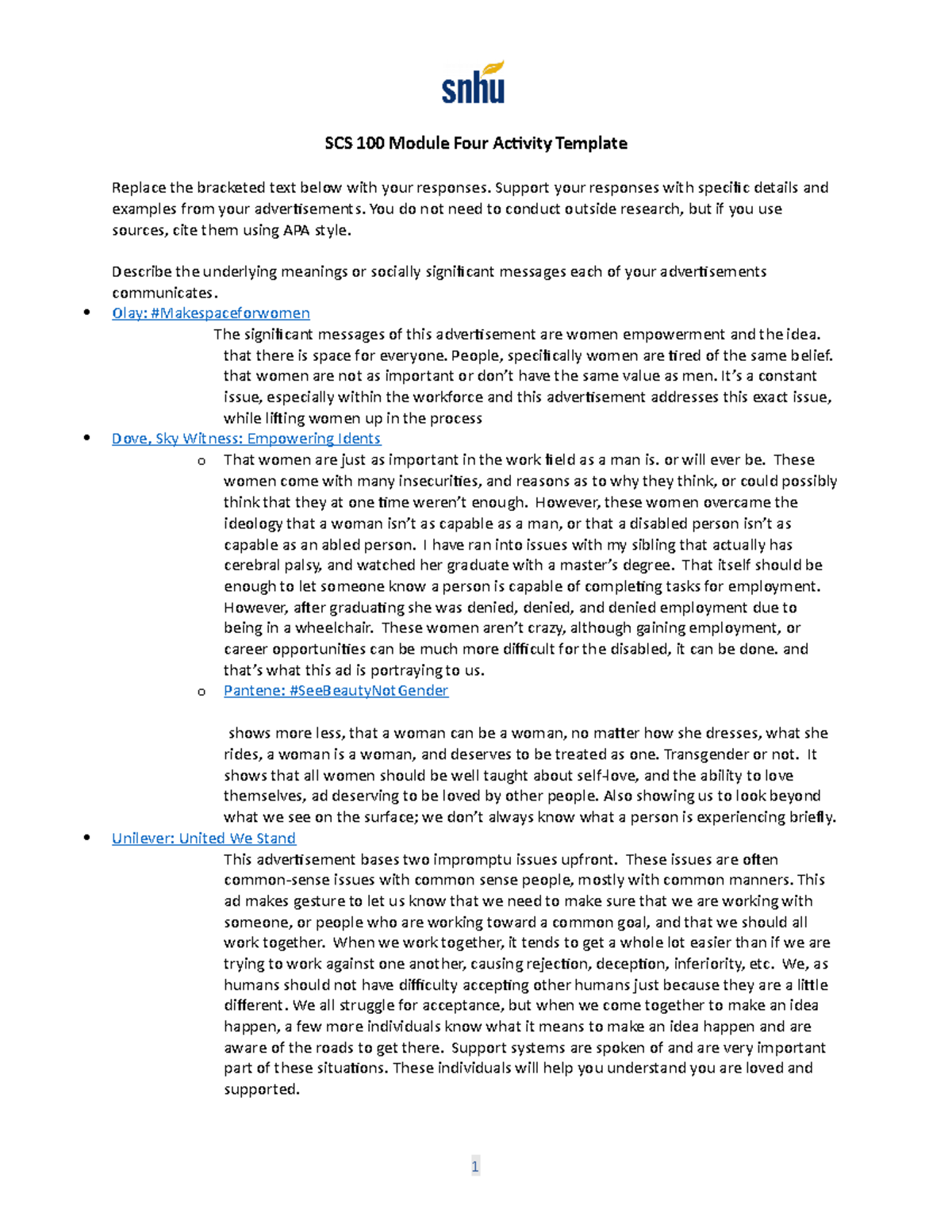 Mod4 - module 4 - SCS 100 Module Four Activity Template Replace the ...