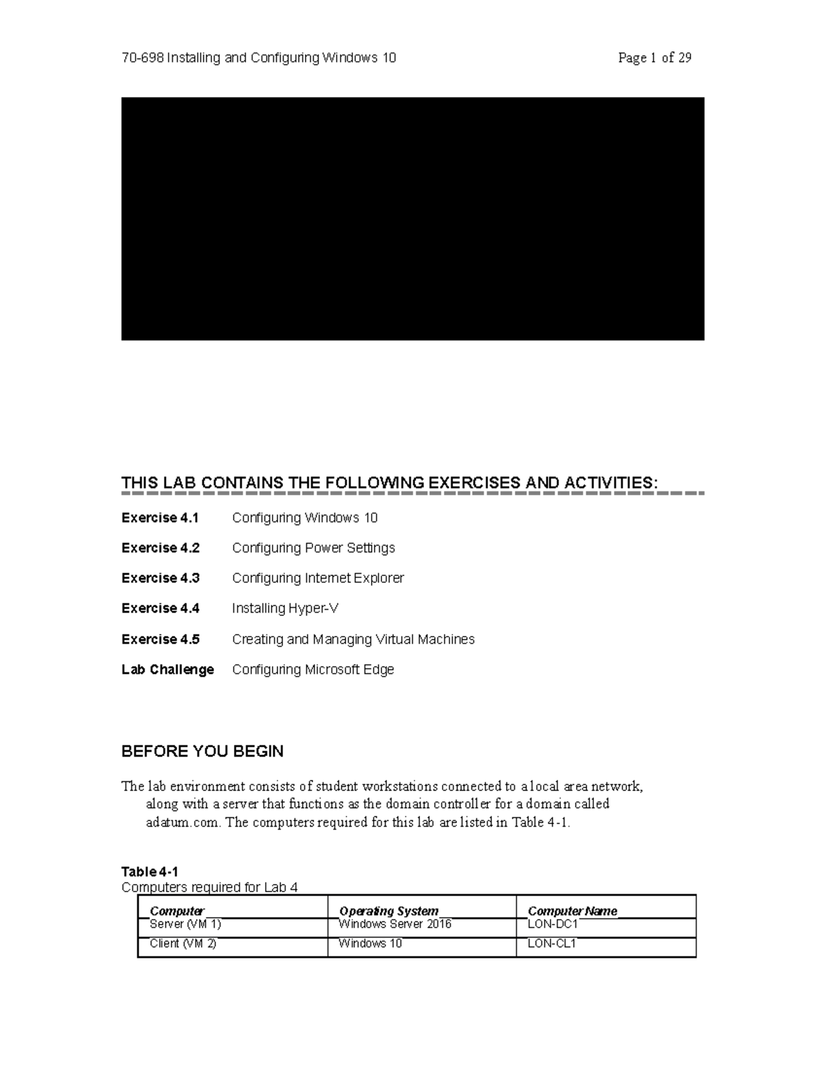 Lab04Performing Post-Installation Configuration-Mustafa-Khan-Sec3-1441 - LAB 4 PERFORMING POST ...
