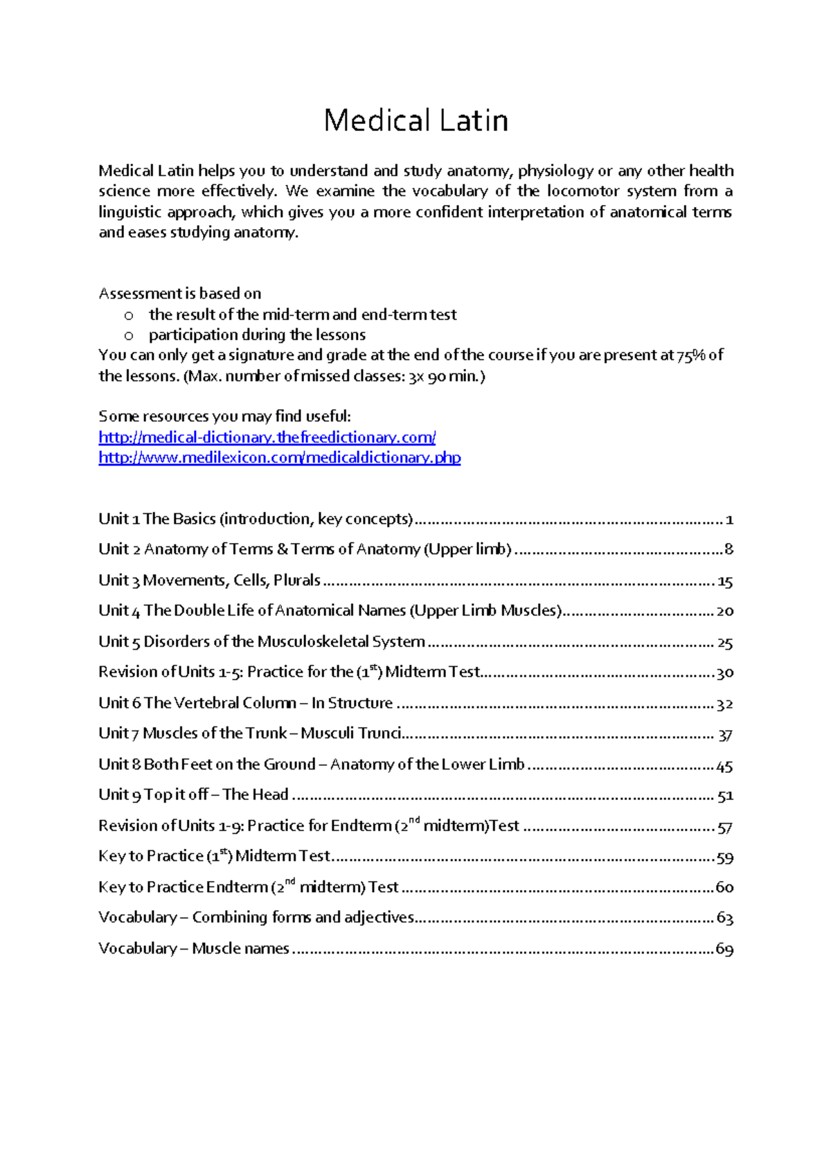 Medical-latin pdf Complete - Medical Latin Medical Latin helps you to ...