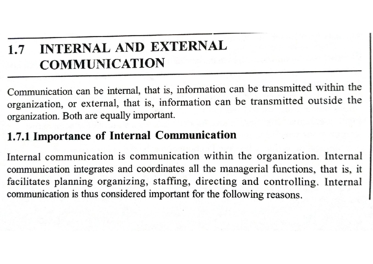 Executive communication- Types of communication-Internal and External ...