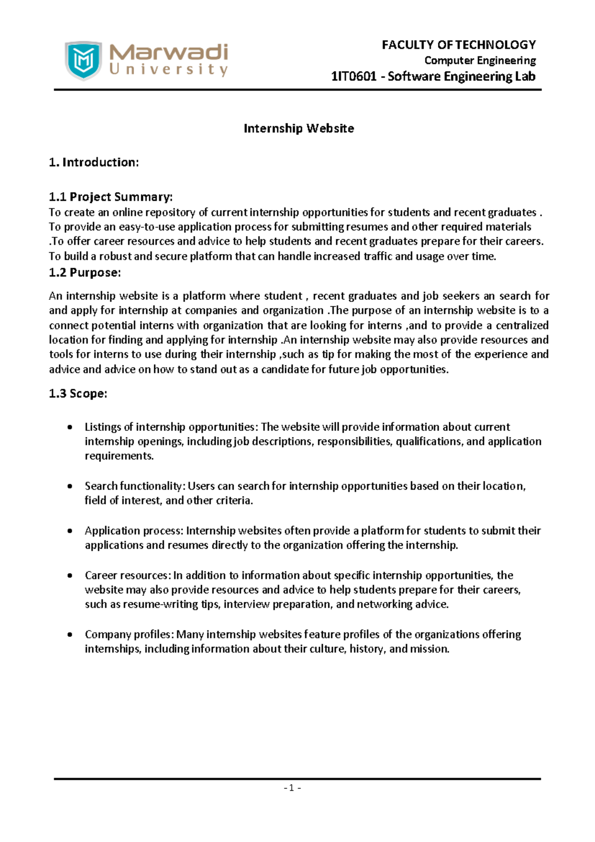 SE-Lab-Manual 2 - Computer Engineering 1IT0601 - Software Engineering ...