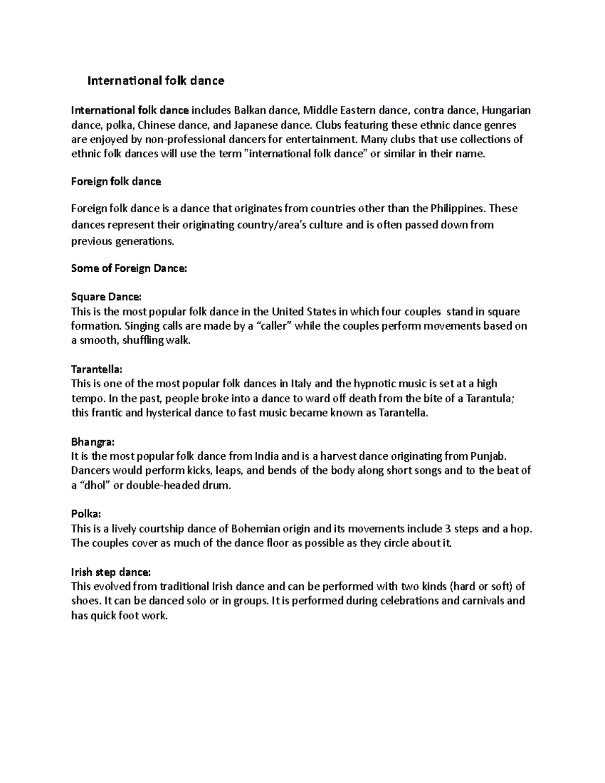 International-folk-dance - International folk dance International folk ...