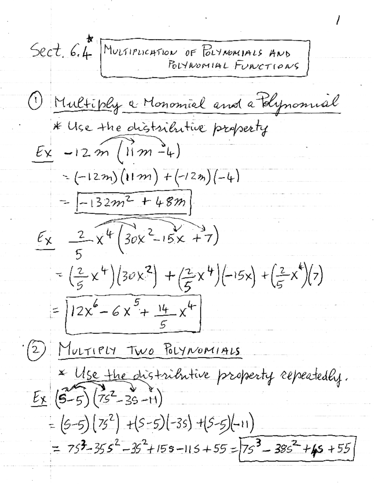 Notes Section 6 - MAT-160 - Studocu