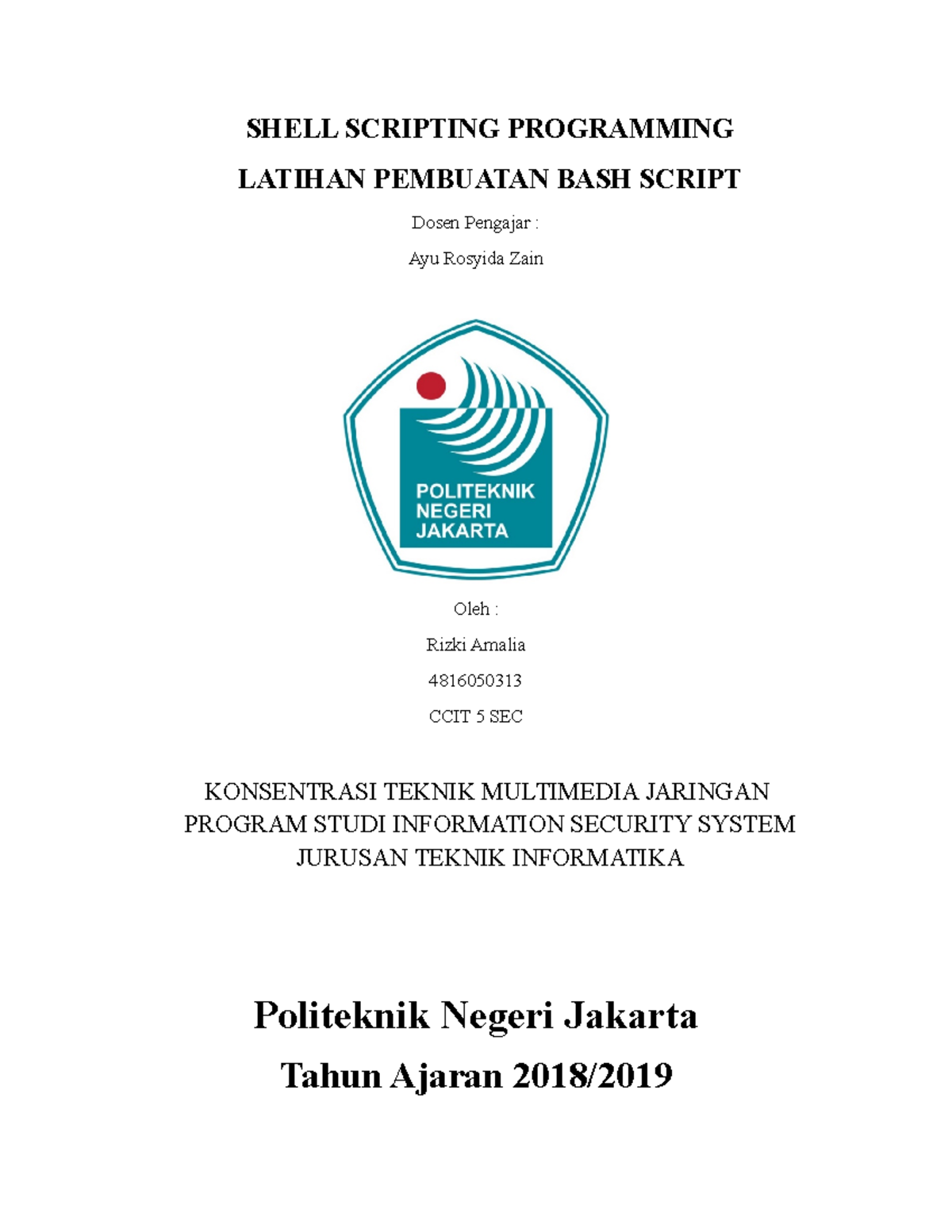 Percobaan 6 - LATIHAN PEMBUATAN BASH SCRIPT - SHELL SCRIPTING ...