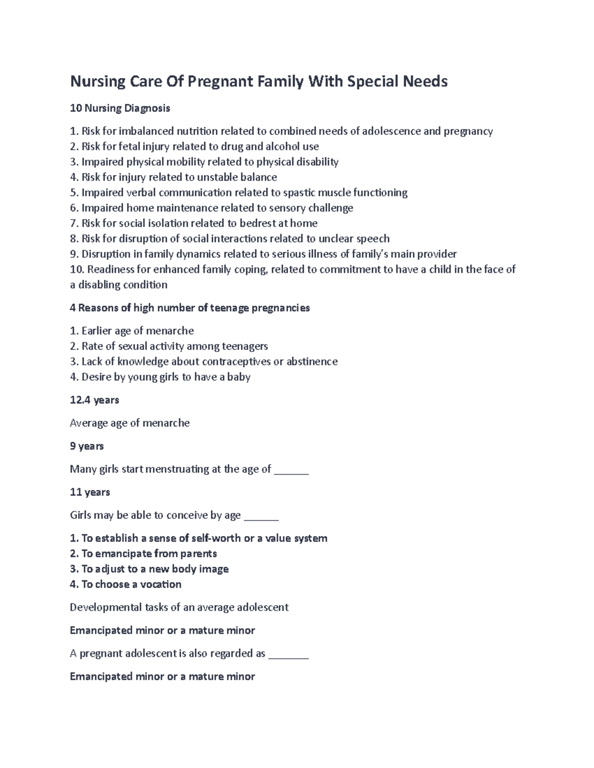 Chapter 22 Nursing Care Of Pregnant Family With Special Needs - Nursing ...