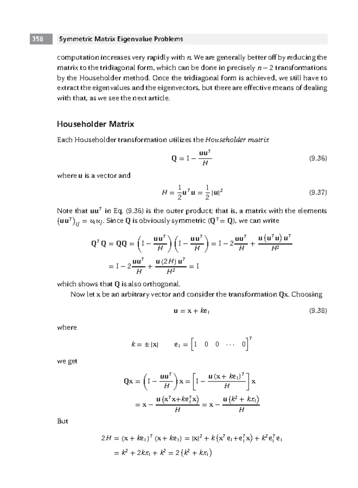 Numerical Method With Python 123 358 Symmetric Matrix Eigenvalue