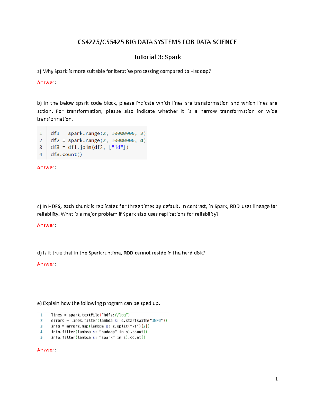CS4225 Tutorial 3 - CS4225/CS5425 BIG DATA SYSTEMS FOR DATA SCIENCE ...