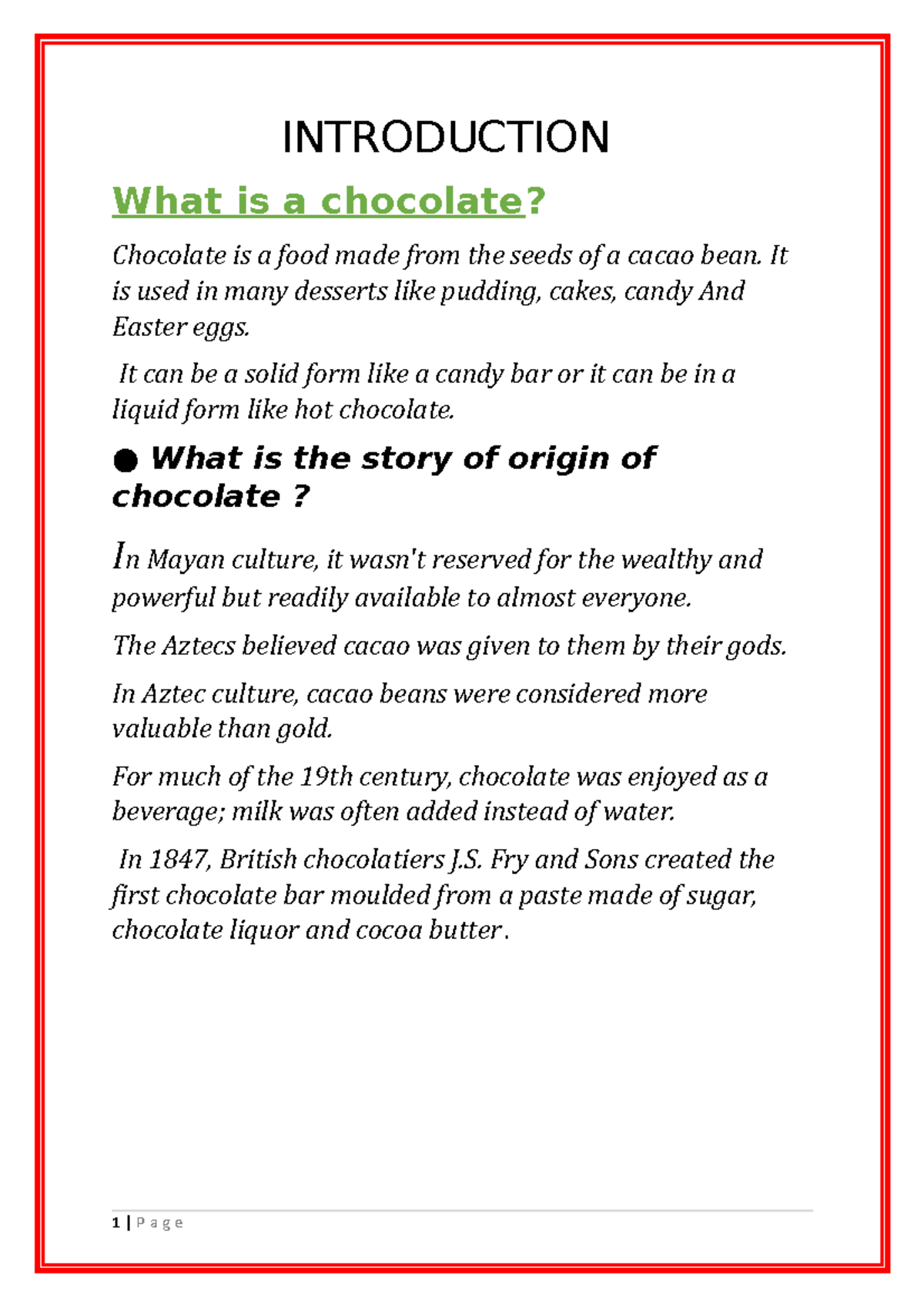 Introduction - chemistery investigatory project on analysis of ...