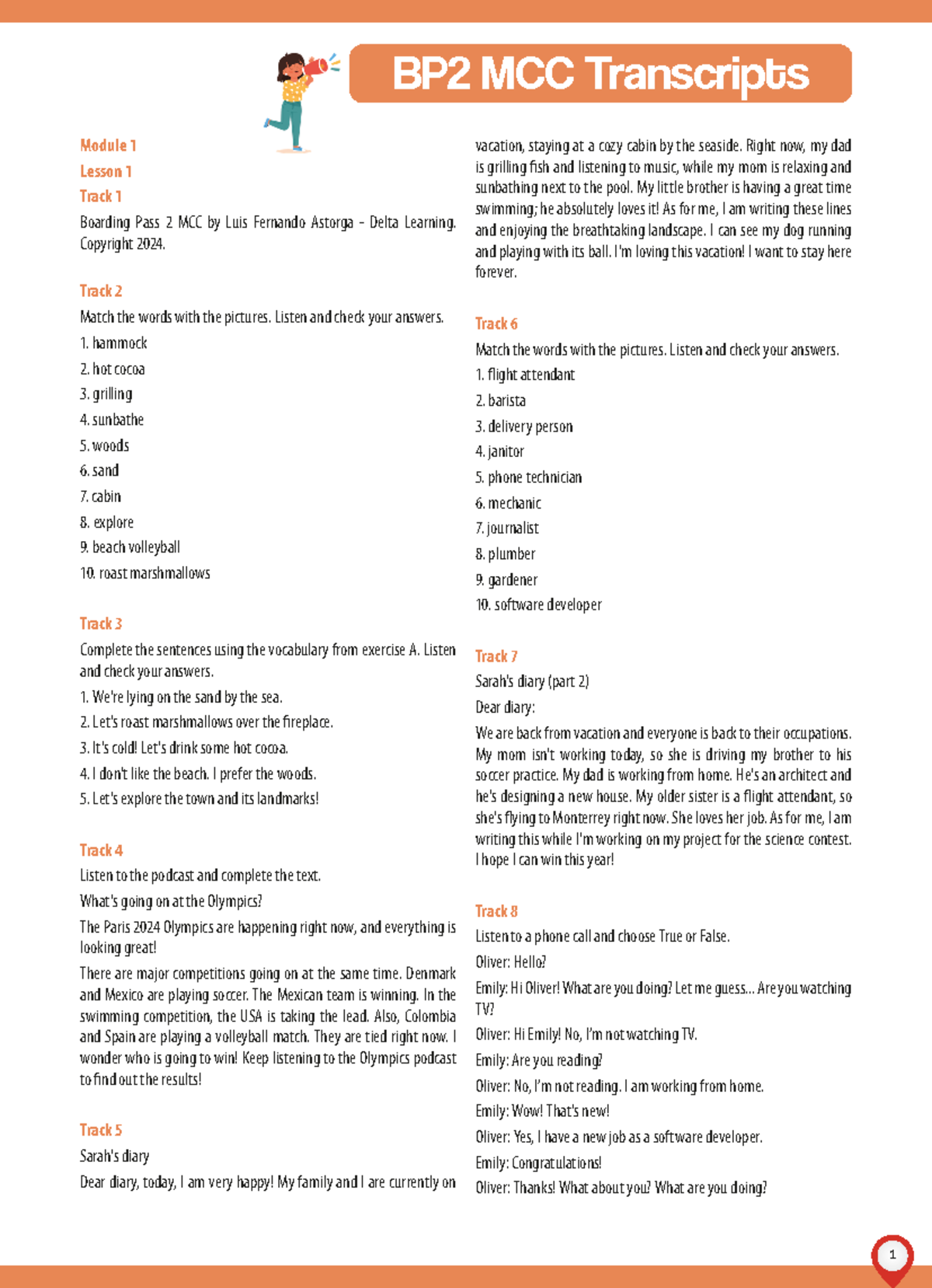 Transcripts boarding pass 2 mcc - Module 1 Lesson 1 Track 1 Boarding Pass 2 MCC by Luis Fernando ...