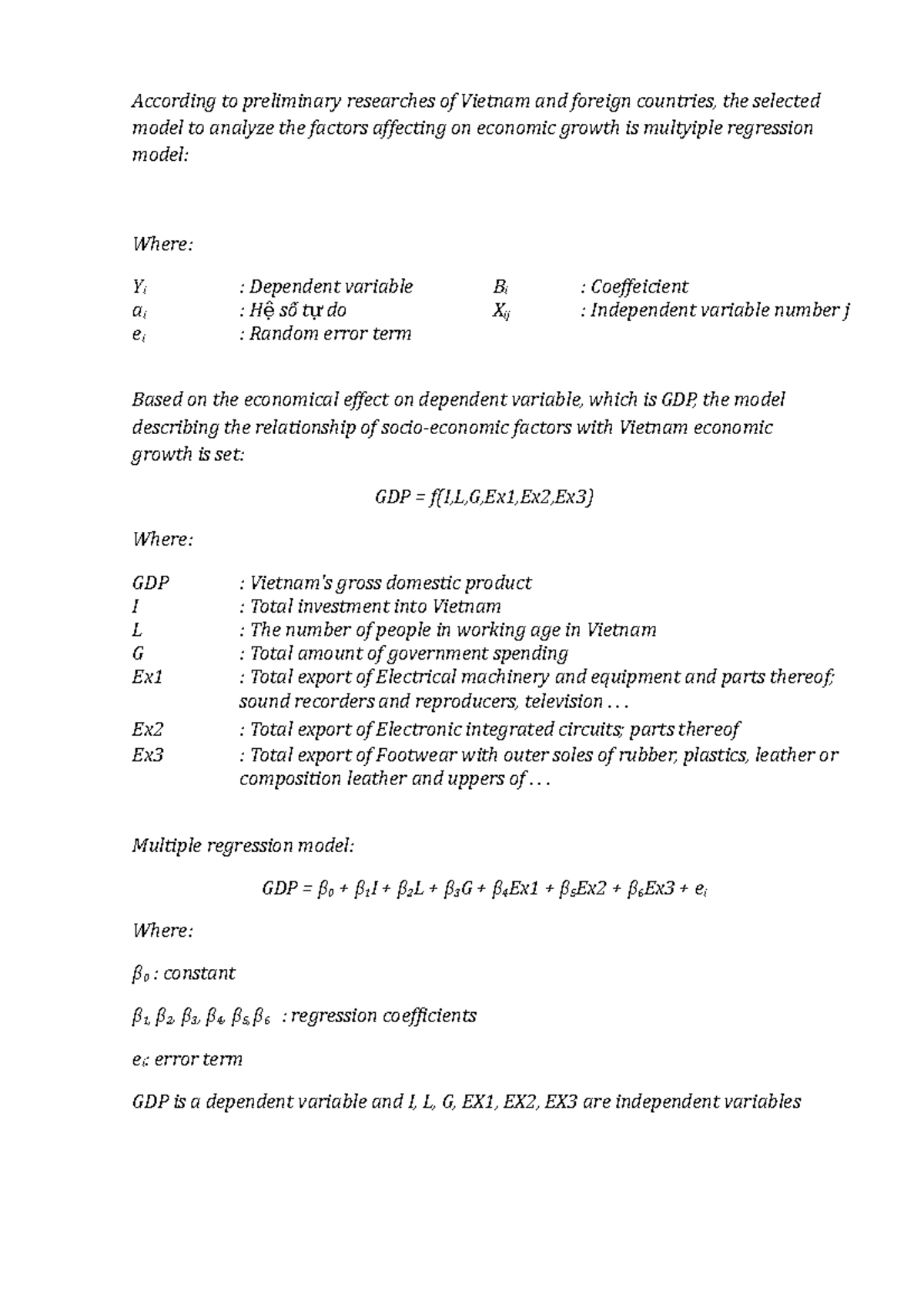 econometrics assignment chapter 4 - Studocu