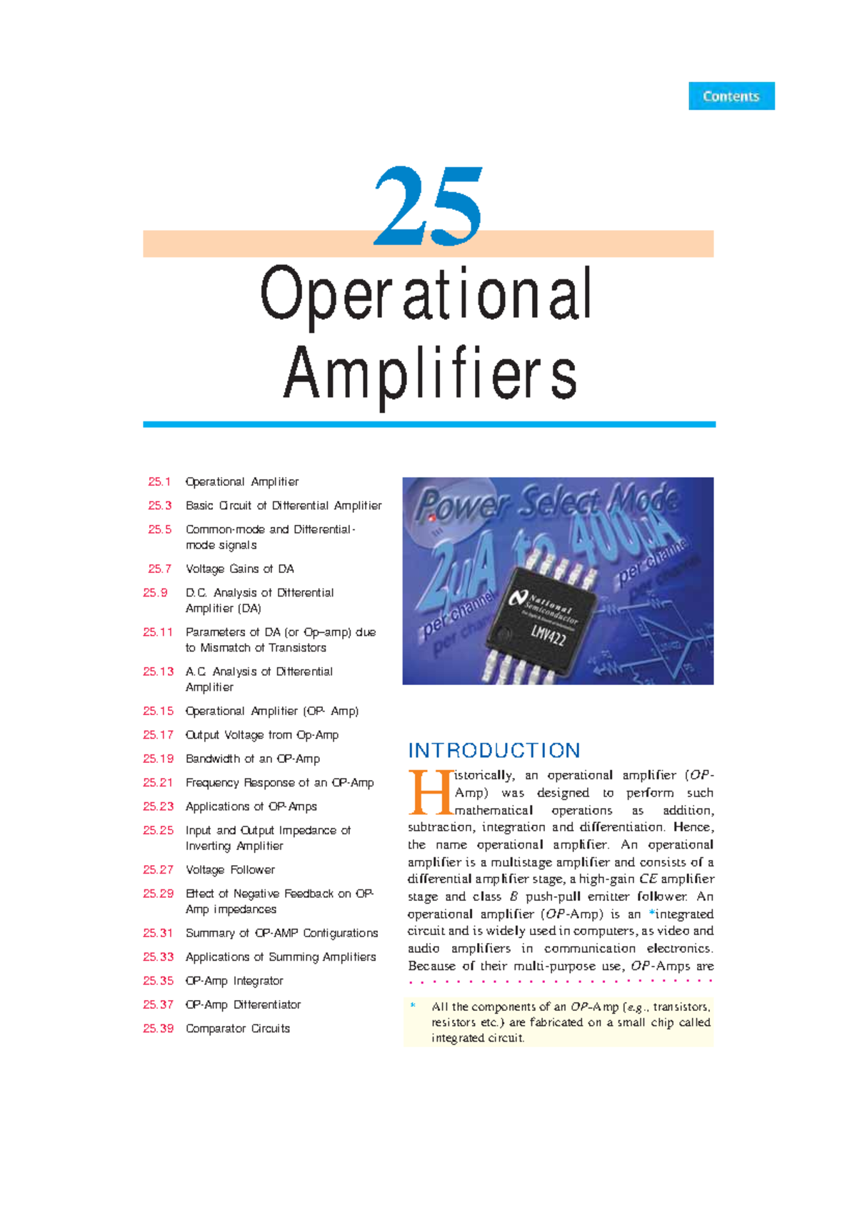 Operational Amplifiers Electrical engineering year two analogue electronics - 662 Principles ...