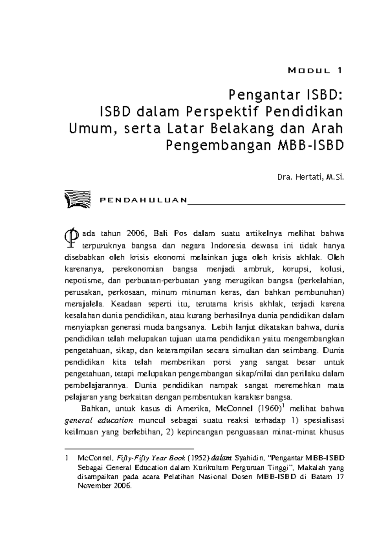 Materi Modul - Pengantar ISBD - - Studocu