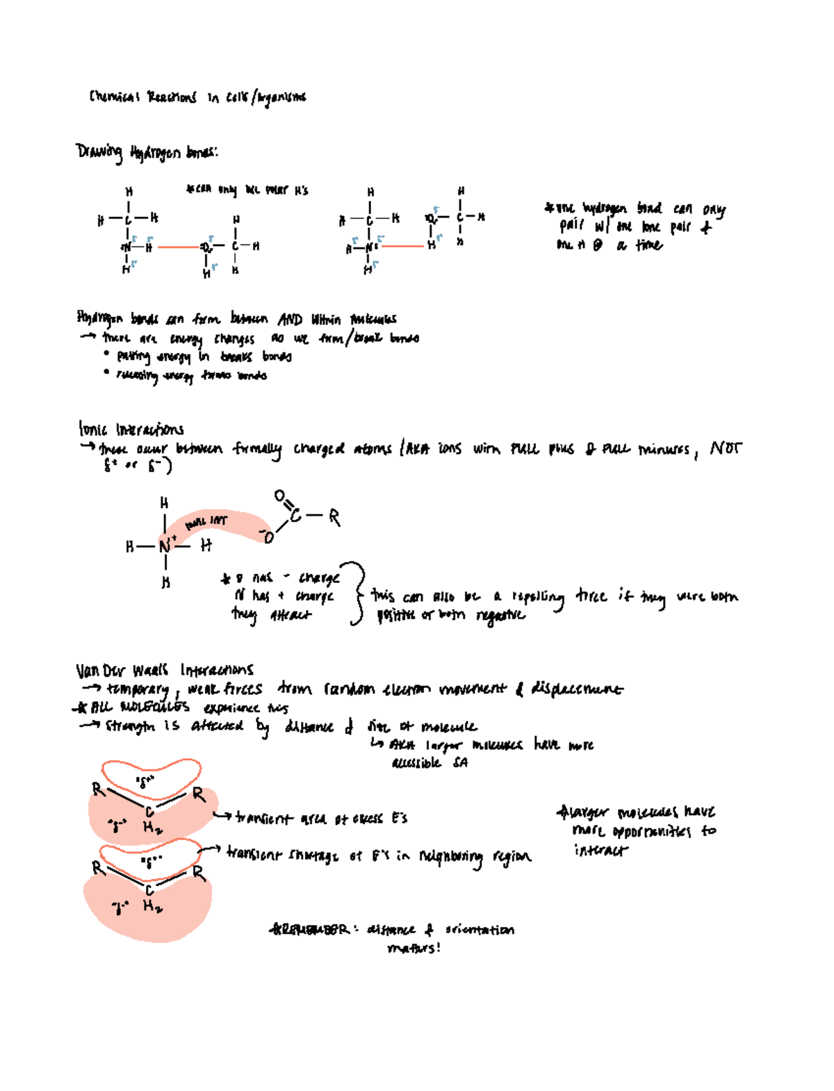 Biology Lecture 9-27 - Roberson Fall 2022 - Chemical Reactions in cells ...