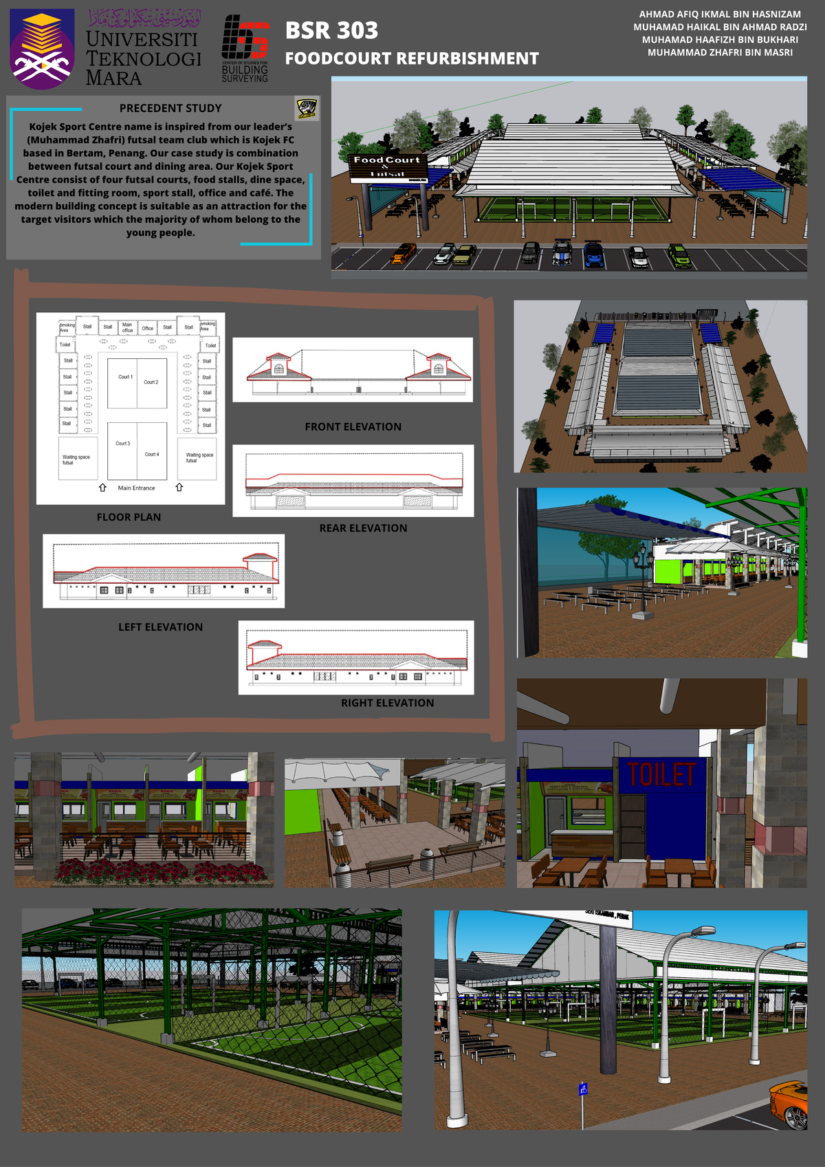 Final Project 3 AO Board 1 - BSR 303 FOODCOURT REFURBISHMENT Kojek ...