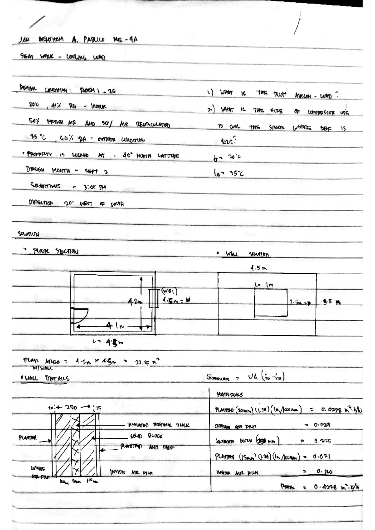 HVAC Assignment TAM - Cnmcncn - JAM BEHTHAM A. PABLICO SISAA WORK ...