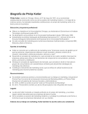 Philip Kotler Análisis - Philip Kotler: El tipo que le enseñó al mundo ...