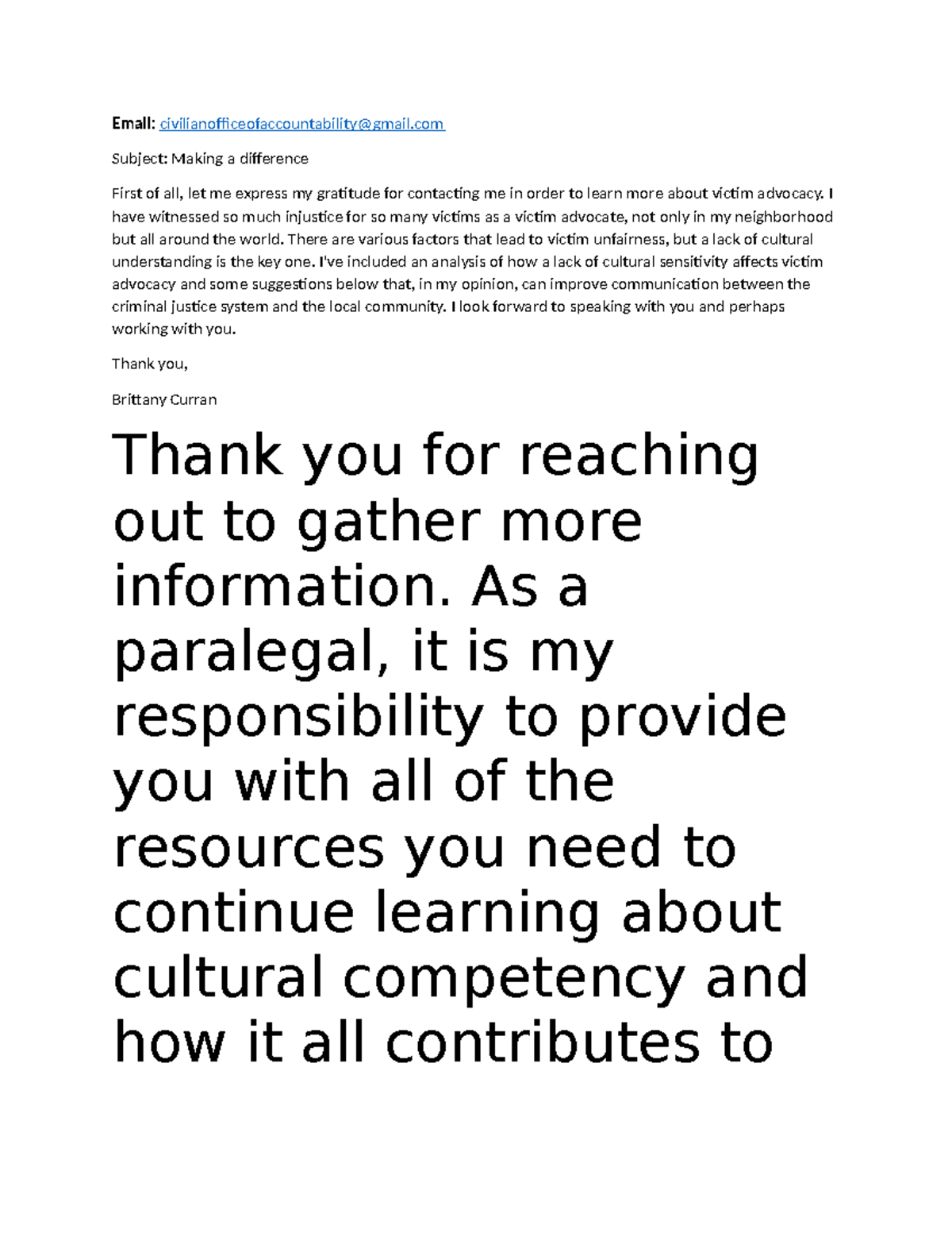 8-1 project - Email: civilianofficeofaccountability@gmail Subject ...