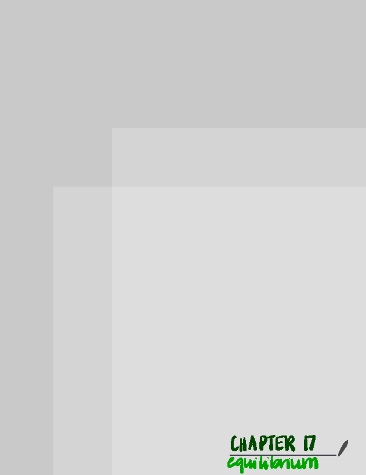 Chapter 17- Equilibrium - CHAPTER 17 equilibrium CHEMICAL EeQ##ihBRtUMm ...