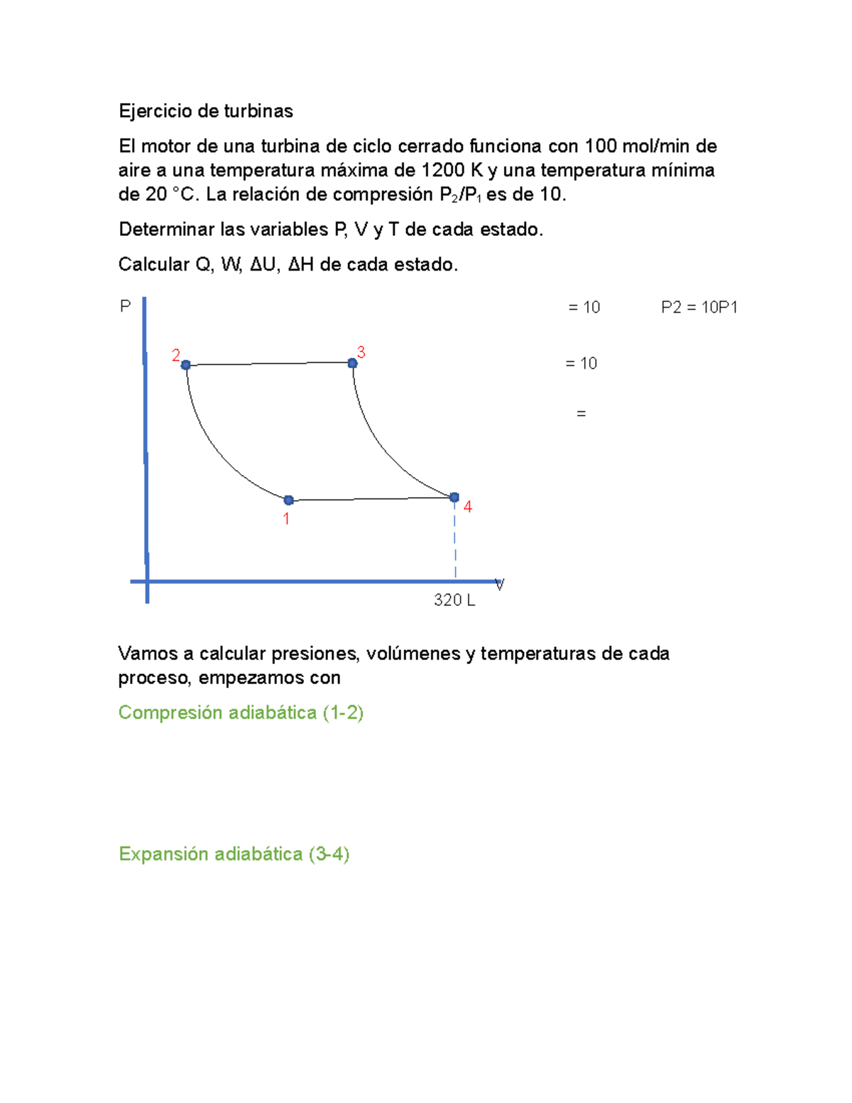 tarea de investigación - Ejercicio de turbinas El motor de una turbina ...