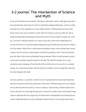 Mythology Journal Creation - LIT229 - SNHU - Studocu