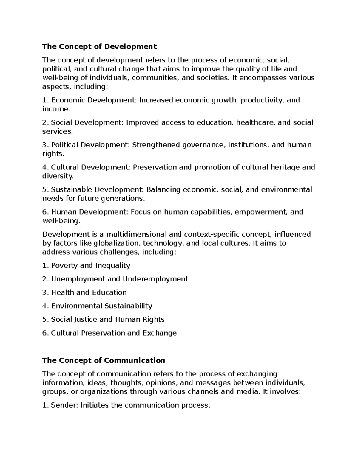 WEEK 1 MCO3103 Definition, Overview AND History OF Development ...