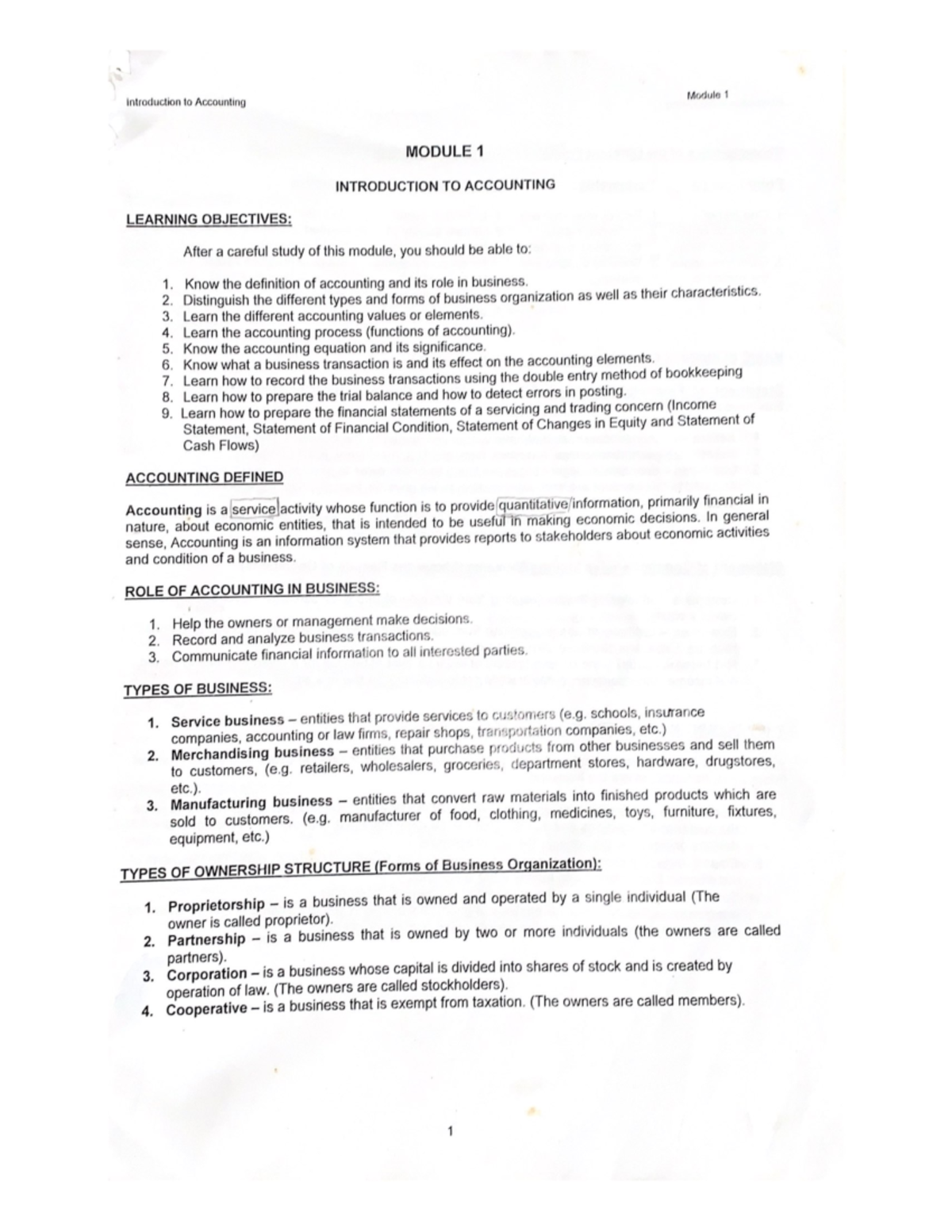 Introduction to Accounting - Know the definition of accounting and its ...