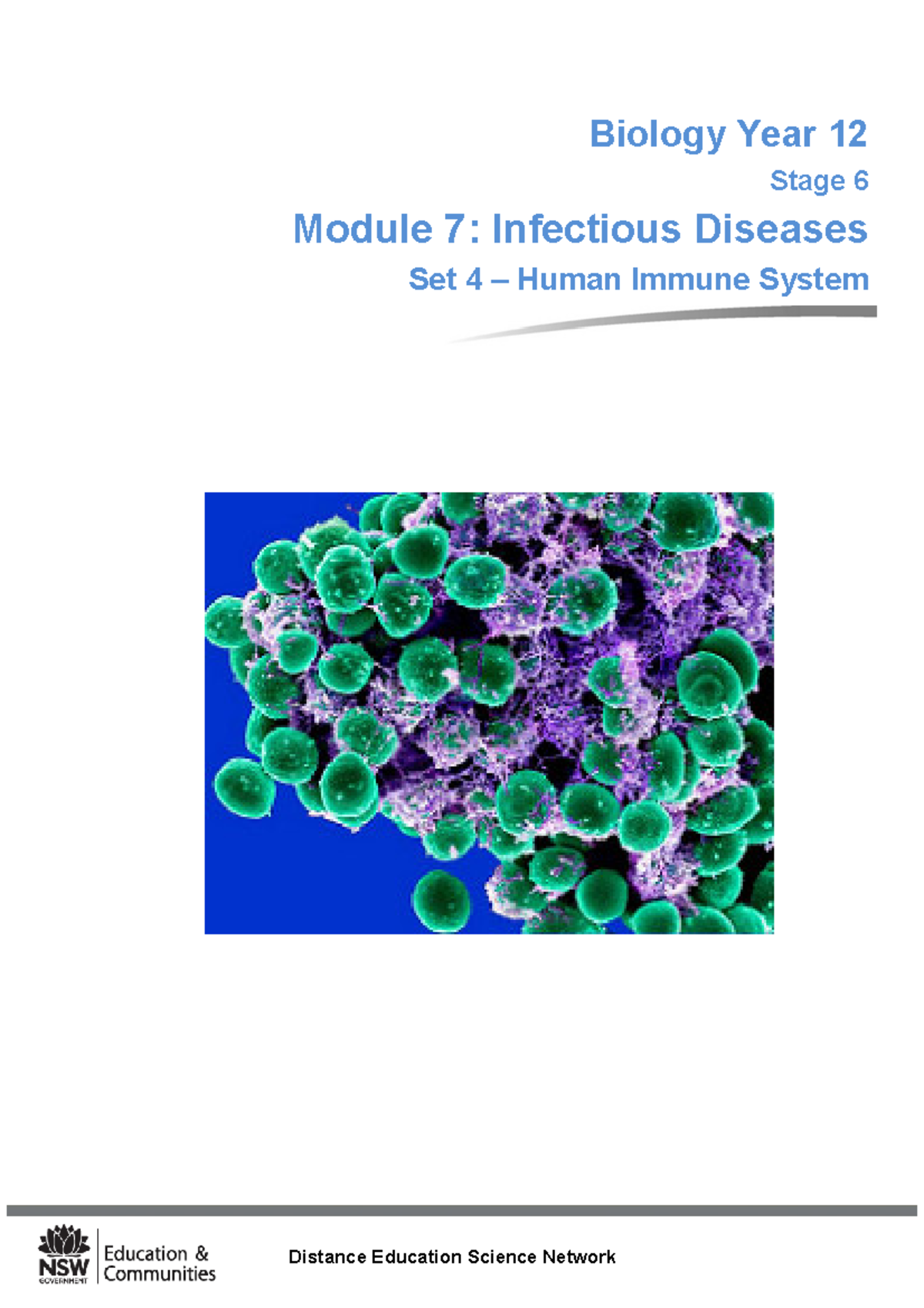 Set 4 - Human Immune System - ####### Distance Education Science ...
