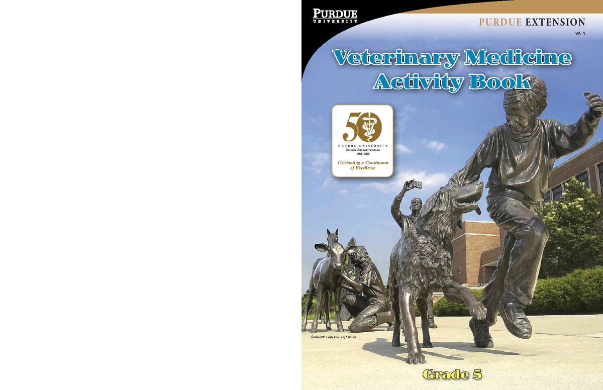 5th Grade Activity Book English VA Purdue EXTeNSION Veterinary