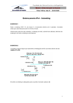 Lab How Many Subnets - Trabalhos - Lab 10.3: How Many Networks? Learning Objectives Upon ...