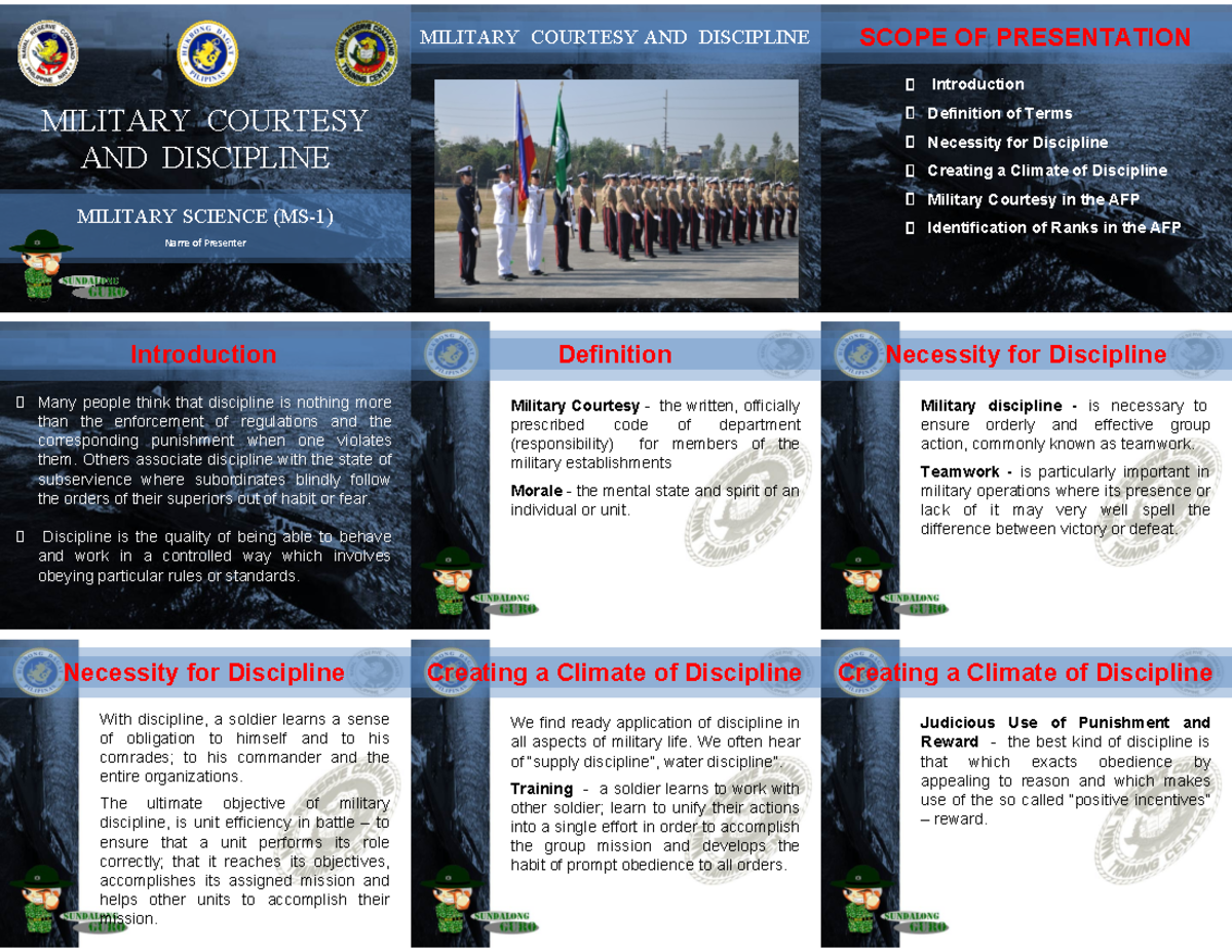 Apznza~3 - EWF - MILITARY SCIENCE (MS-1) Name of Presenter MILITARY ...