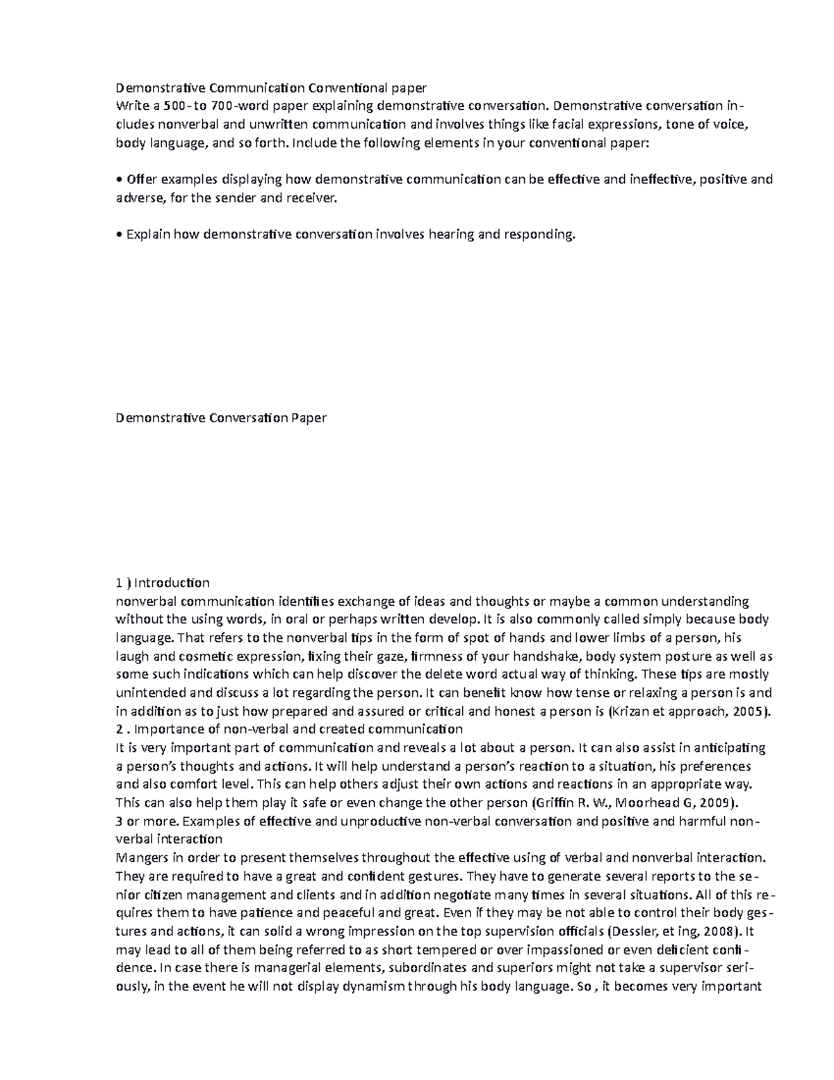 Demonstrative Communication Paper 1 - Demonstrative Communication ...