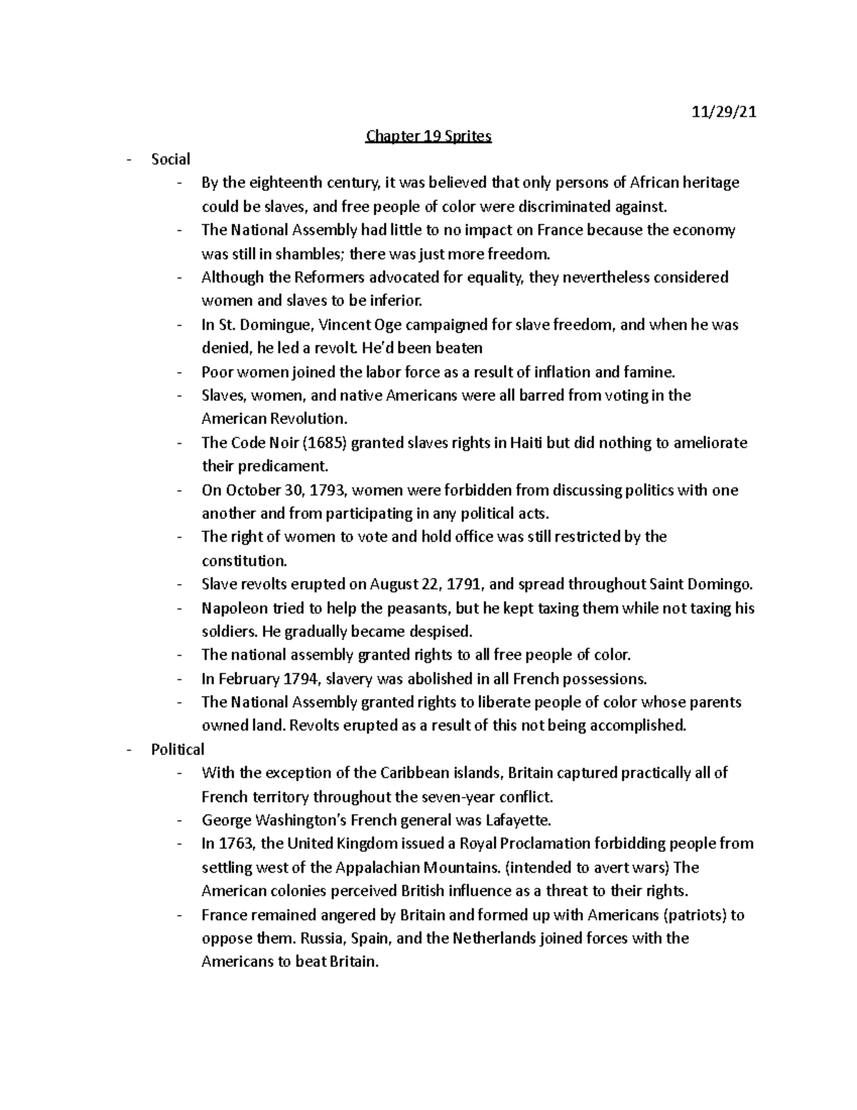 Chapter 19 Sprites - 11/29/ Chapter 19 Sprites Social By the eighteenth ...