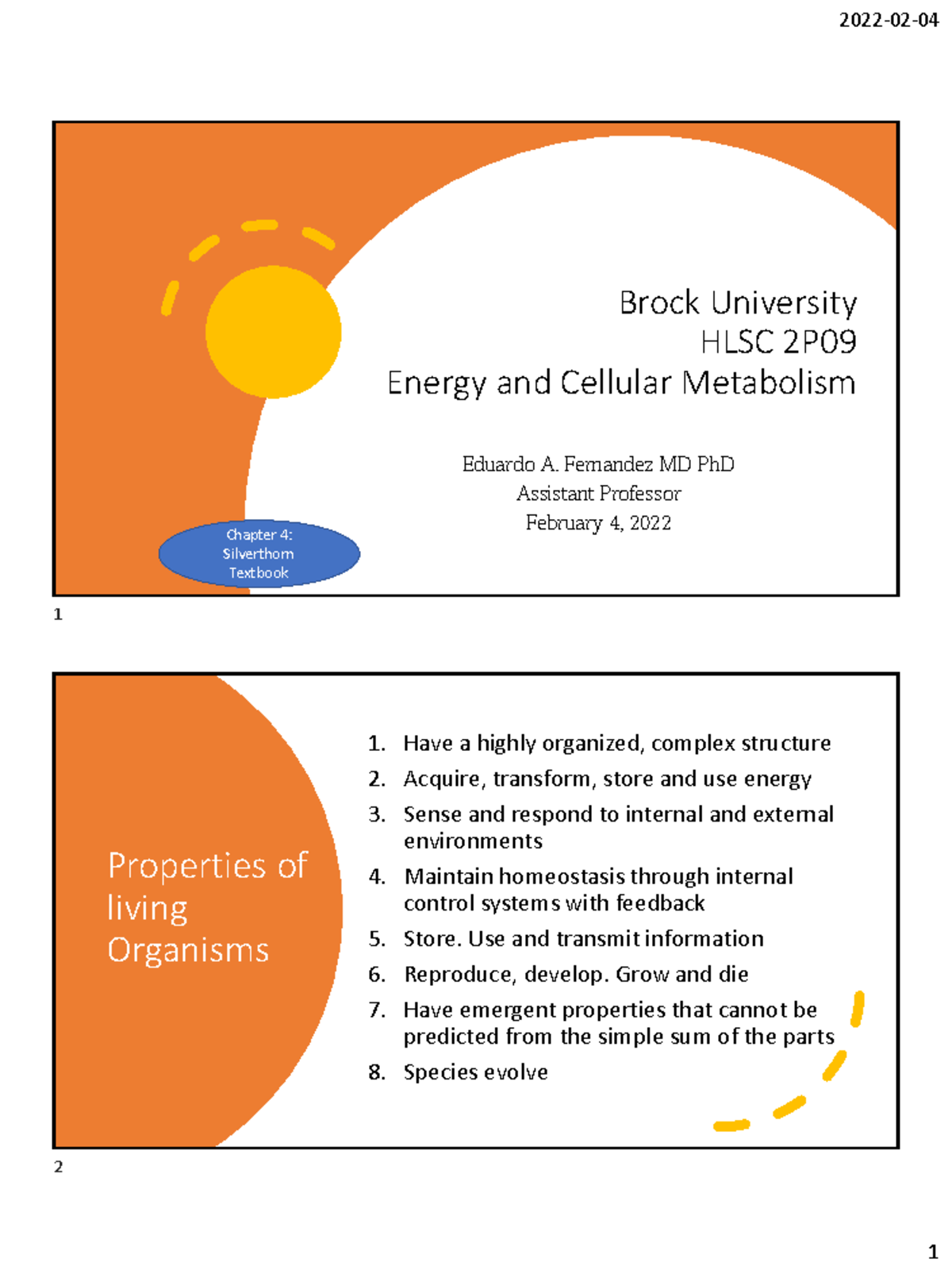 Energy and Cellular Metabolism Chapter 4 Summary - Studocu