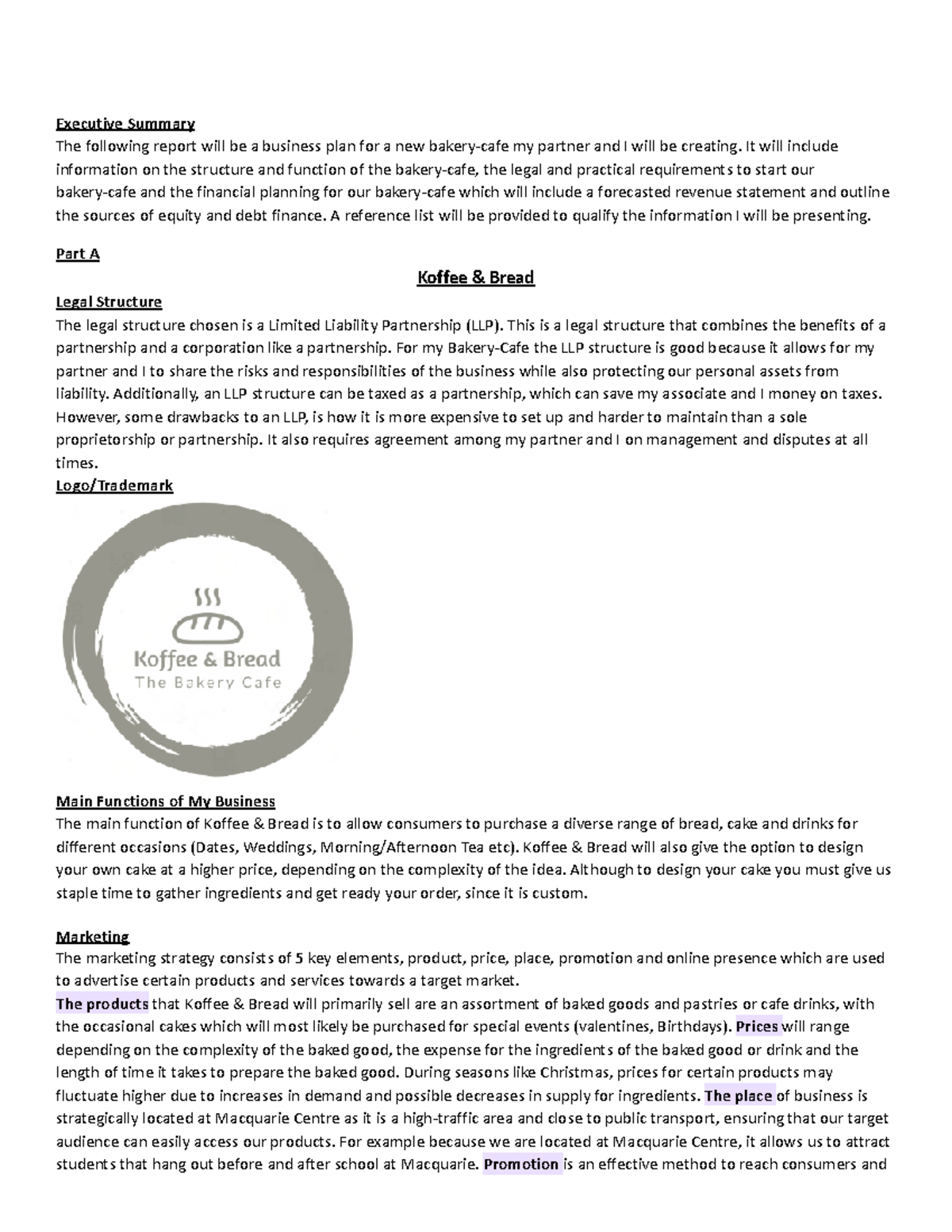 Commerce Business Creation Task Year 9 - Executive Summary The ...